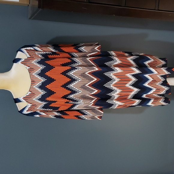 paper doll | Dresses | Paper Dolls Stretch Aztec 34 Sleeve Dress Size ...